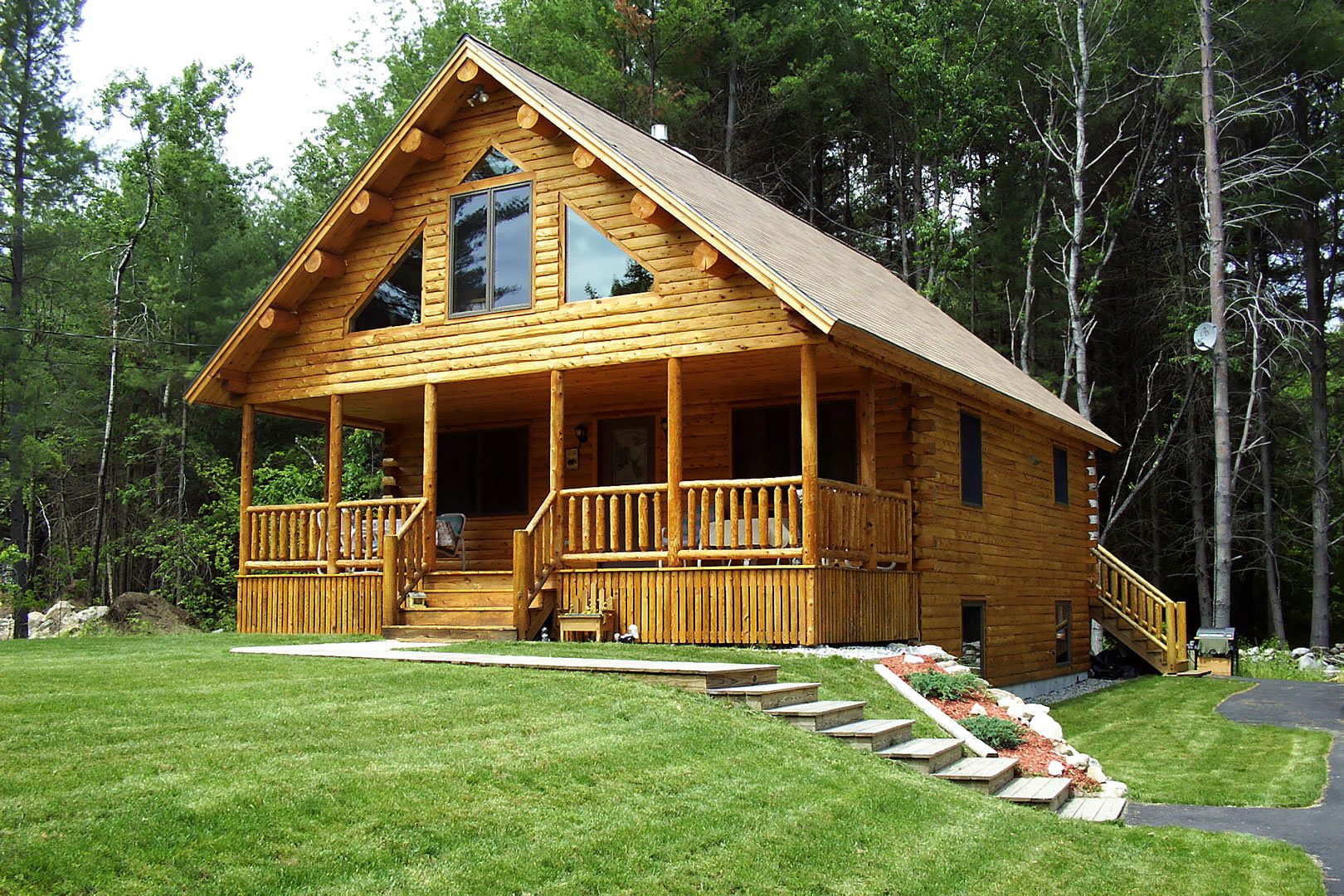 Smart Small Log Home Designs - Katahdin Cedar Log Homes
