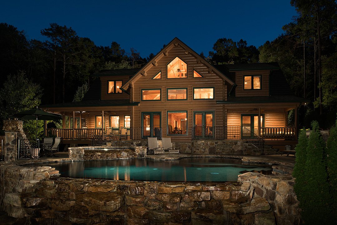 CamdenLog Cabin Design by Katahdin Cedar Log Homes