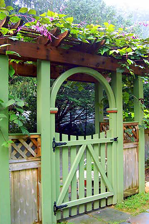 Arched Wooden Gates