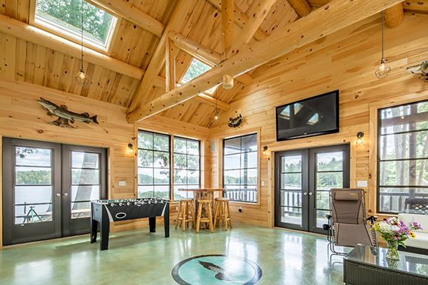 Pool House Designs for Log Homes - Katahdin Cedar Log Homes