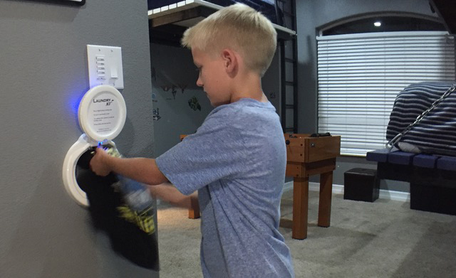 Laundry Jet Makes Laundry Fun! - Katahdin Cedar Log Homes