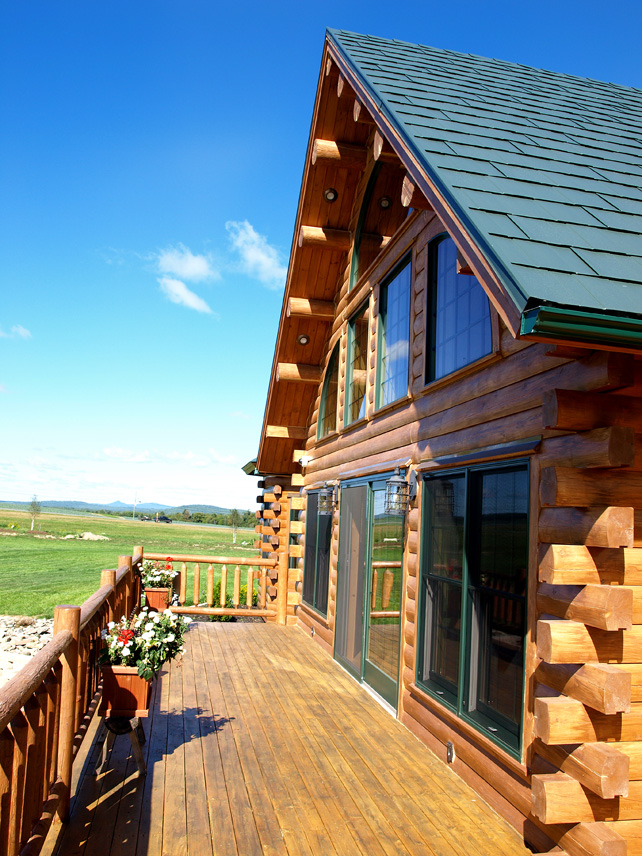 Keep a High Profile — Log Profiles and Corners - Katahdin Cedar Log Homes